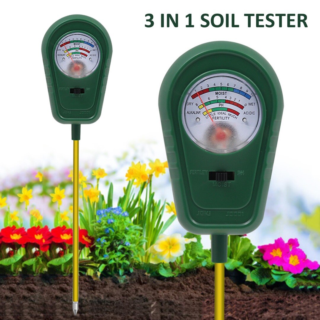 1 Set Green 3-in-1 Soil Tester Meter Soil Fertilit... – Vicedeal