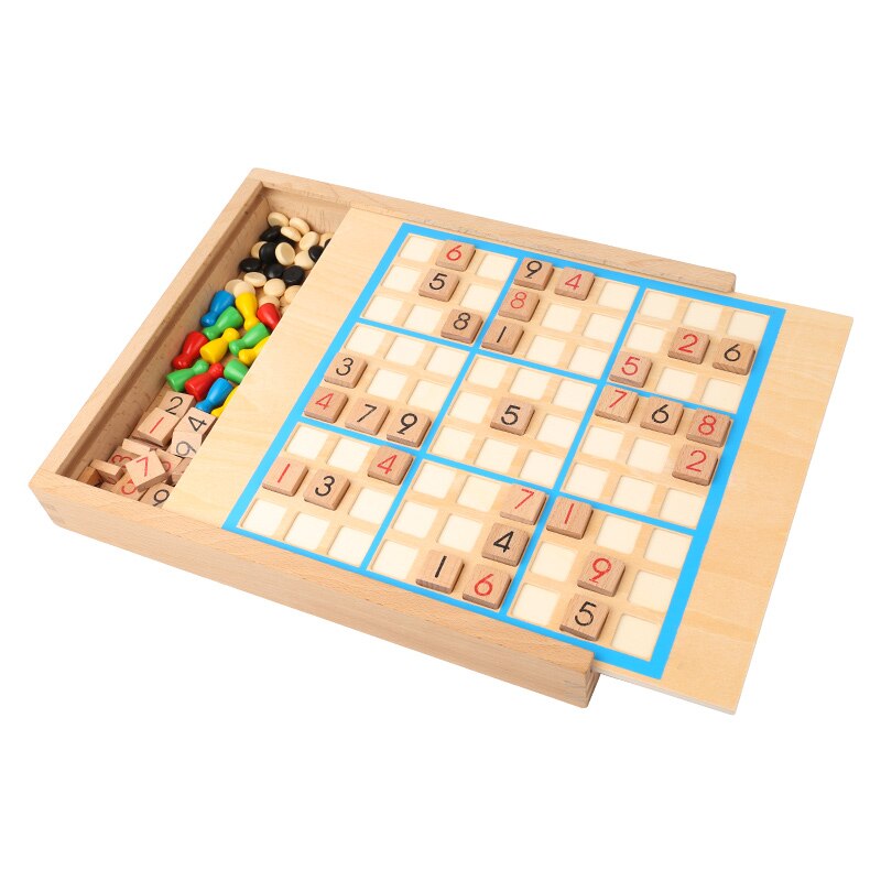 Wooden Drawer Sudoku Sudoku Game Toys Flying Chess... – Grandado