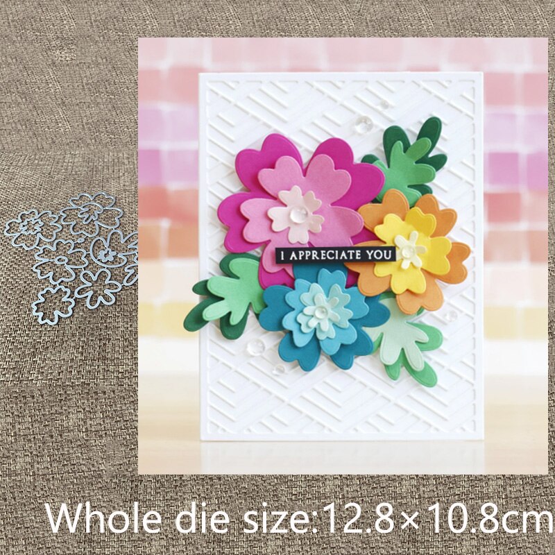 Craft Metal stencil mold Cutting Dies flower leave... – Grandado