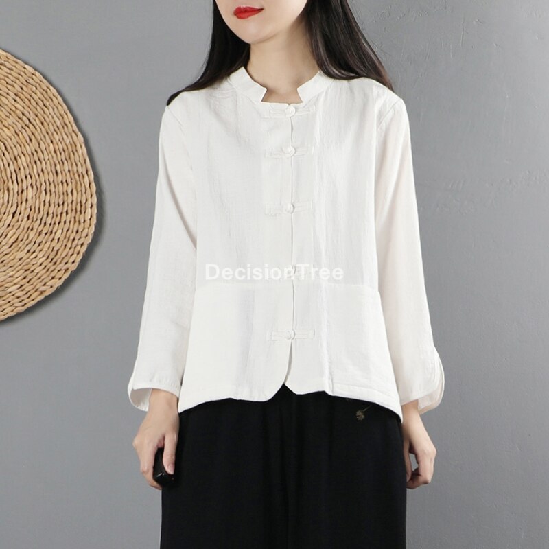 2022 traditional qipao blouse women tang suit top ... – Vicedeal