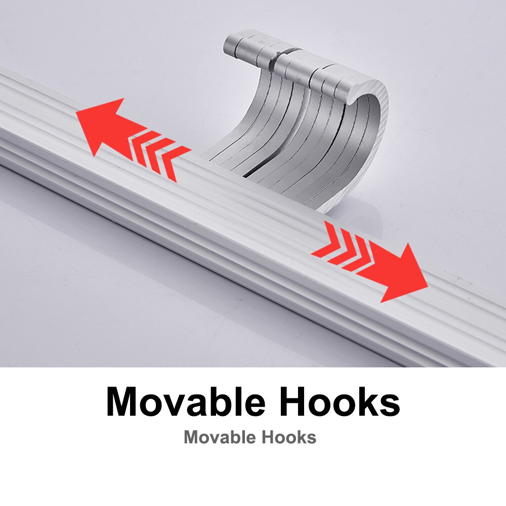 Kitchen Wall Shelf with Hook Spice Rack Rail Bar W... – Grandado