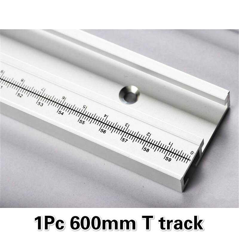 Aluminum Alloy T-Tracks with Scale and Miter Track... – Grandado