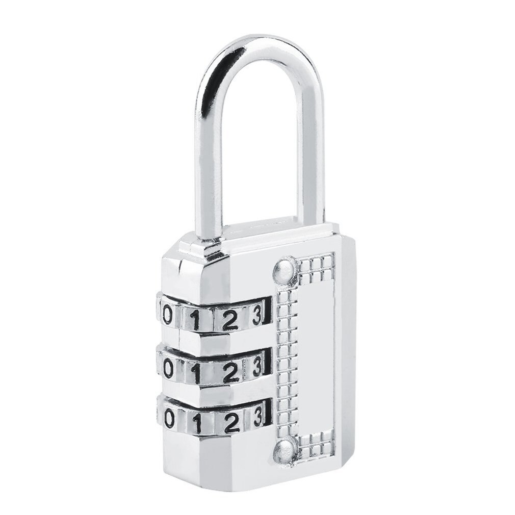 3 4 Digit Password Lock Combination Zinc Alloy Sec... – Vicedeal