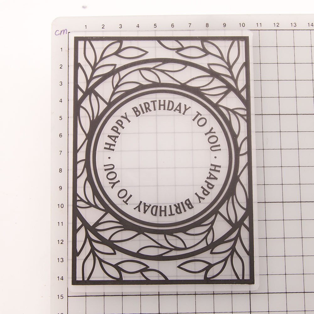 Happy Birthday Lace Embossing Folders for Papers P... – Grandado