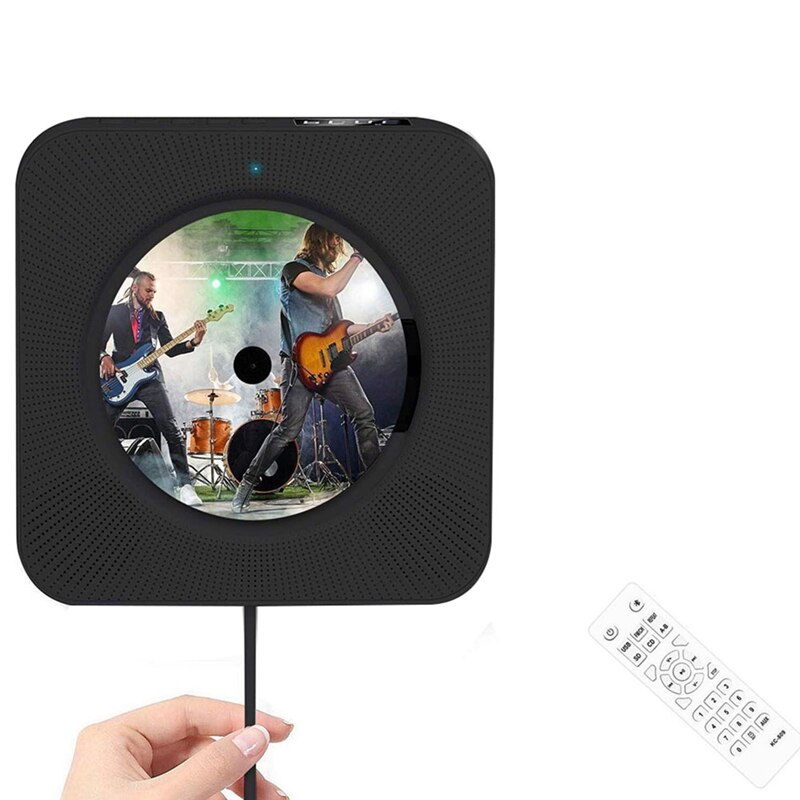 KC-809 Wall-Mounted CD Player Bluetooth Speaker Po... – Grandado