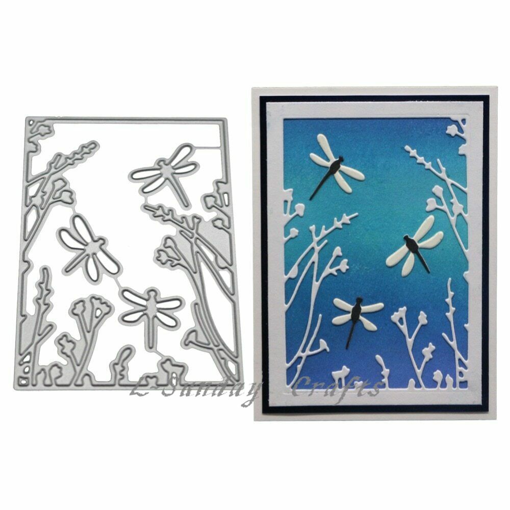L-Sunday Crafts Cut Dies Dragonfly Frame Metal Cut... – Grandado