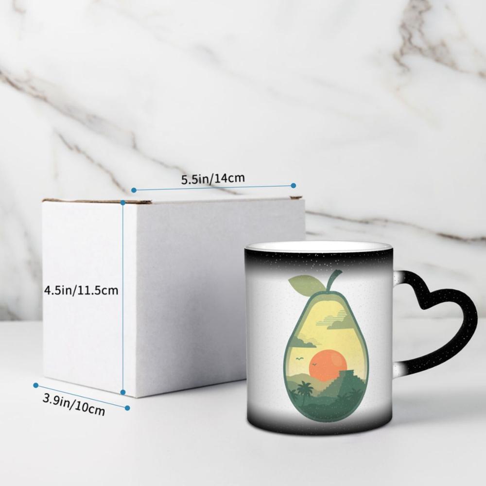 Mexicola Grande Avocado Shaped Sunset coffee K mug... – Grandado