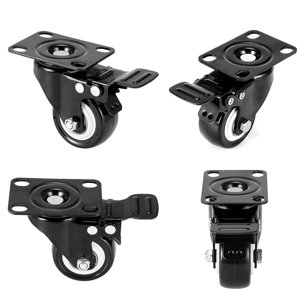 4Pcs Heavy Duty Swivel Castor Wheels 50mm With Bra... – Grandado