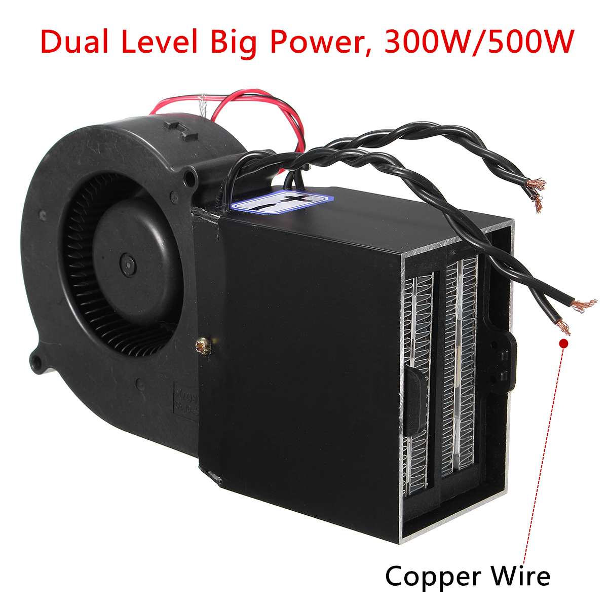 12V 300W 500W Portable Car Vehicle Adjustable Heating Heater Fan Dryer ...