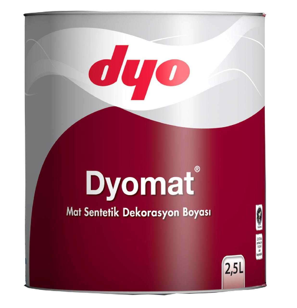 Dyomat Mat Decoration Paint 2,5 Liter White – Grandado