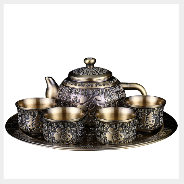 Chinese Style 6pcs/Set Decroative Bronze Color Met... – Vicedeal