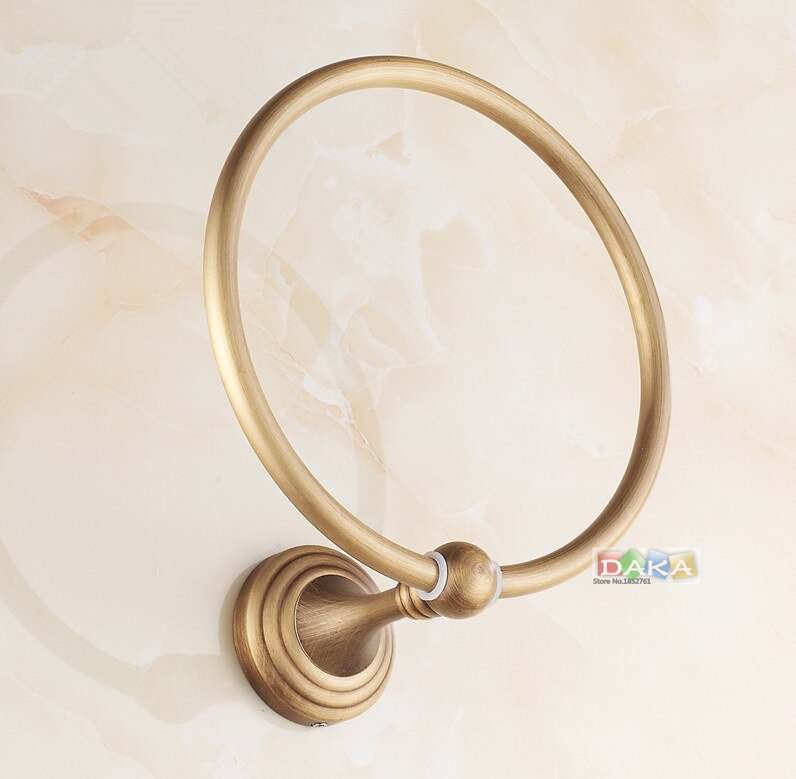 Bad-accessoires, antike Messing Handtuch Ring/Wand... – Vicedeal