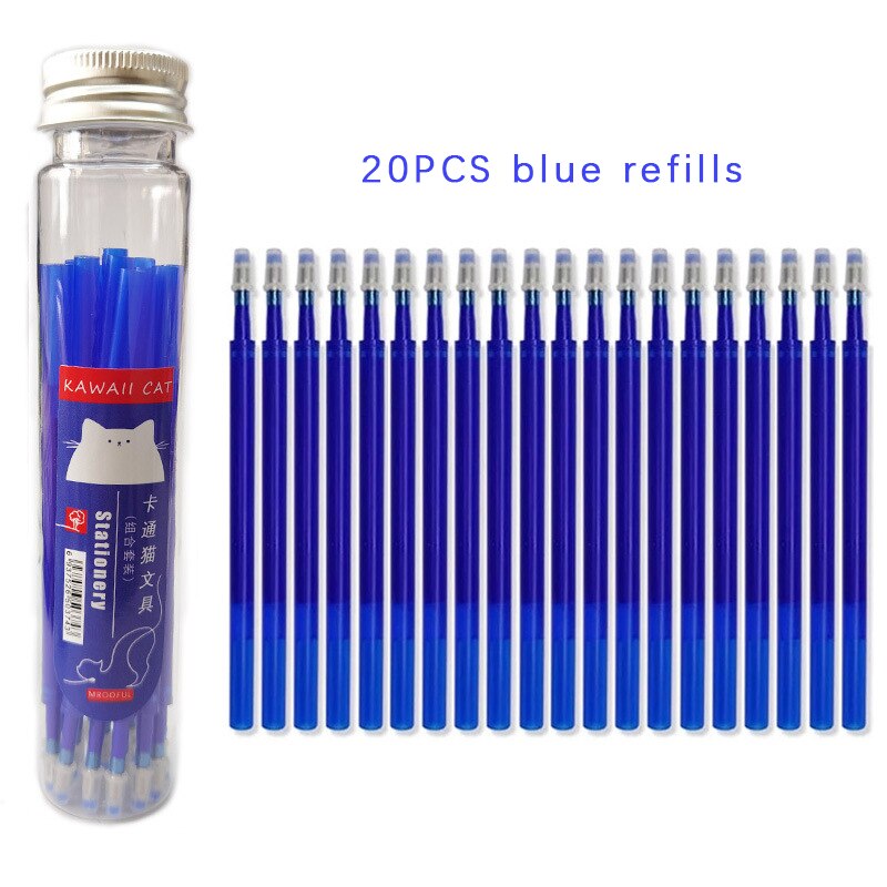 20pcs/barrel 11cm Erasable Pen Refills 0.5mm Push ... – Grandado