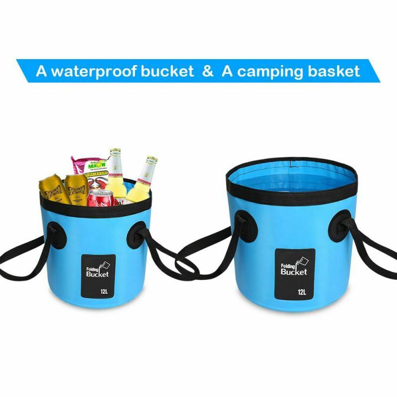 12L Large Capacity Folding Bucket Waterproof Water... – Grandado
