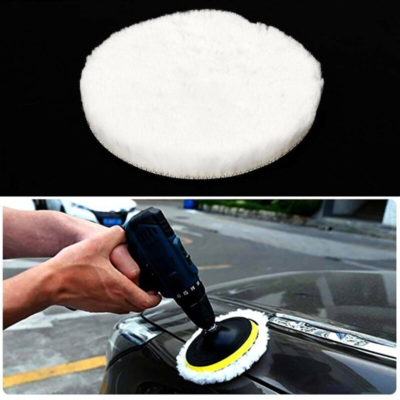 Wool Waxing Pads 6 inch Polishing Buffer Kit with ... – Vicedeal