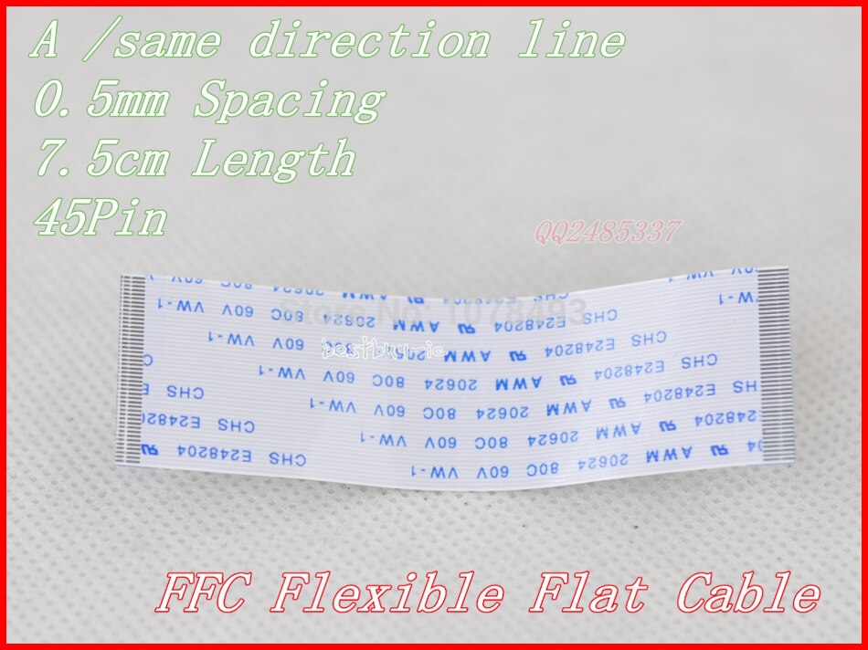 0.5mm Spacing +75mm Length +45Pin A / same directi... – Grandado