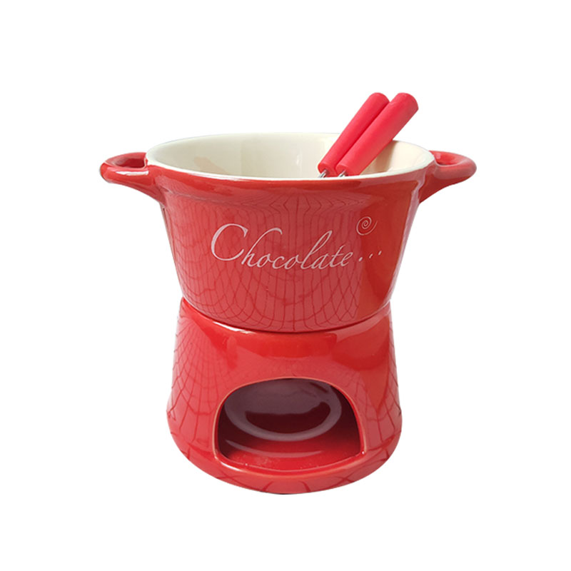 Fondue Pots Chocolate Fondue Set Ceramic Hightea S... – Vicedeal