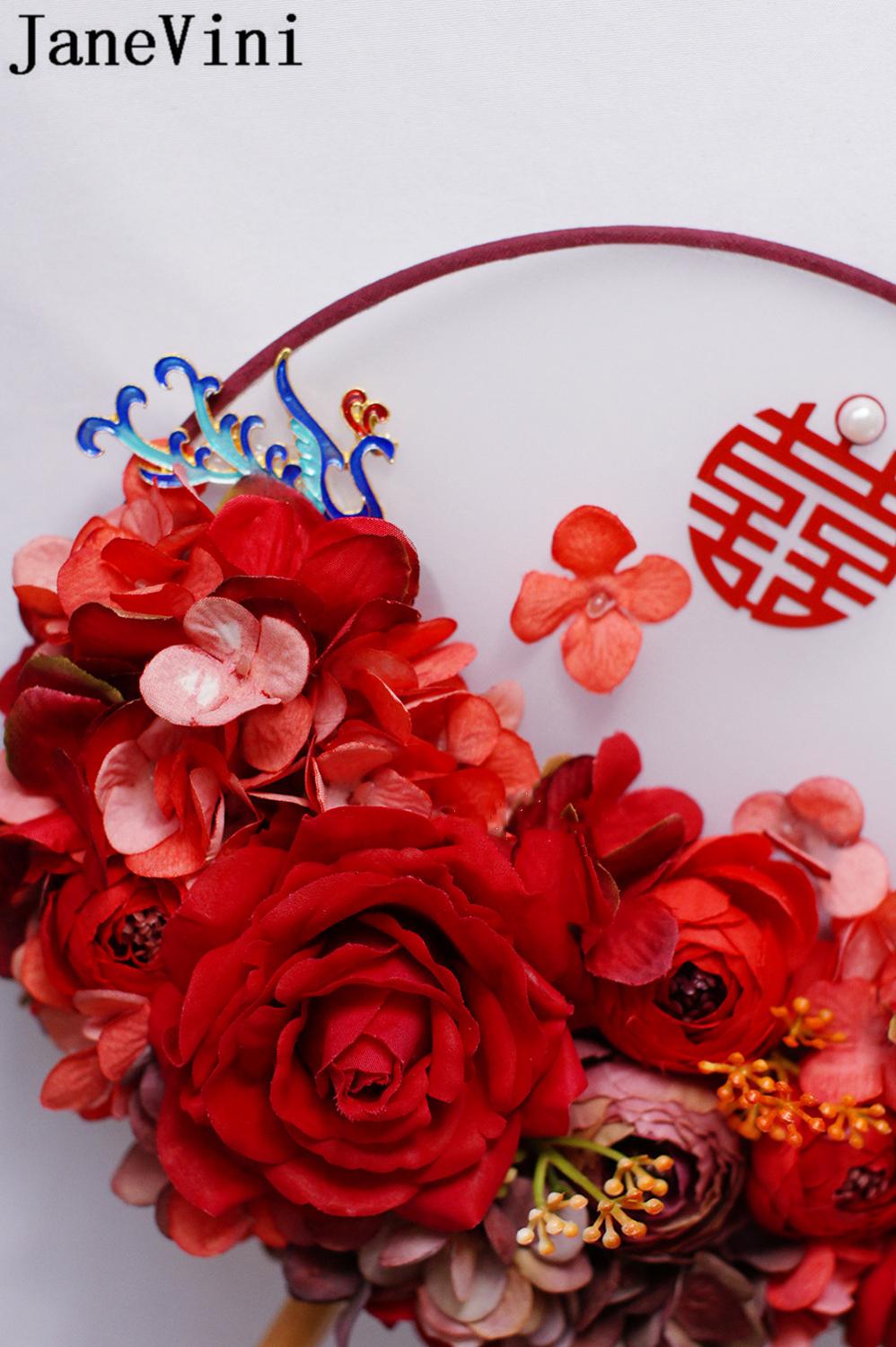 JaneVini Handmade Bridal Fan Chinese Style Ancient... – Grandado