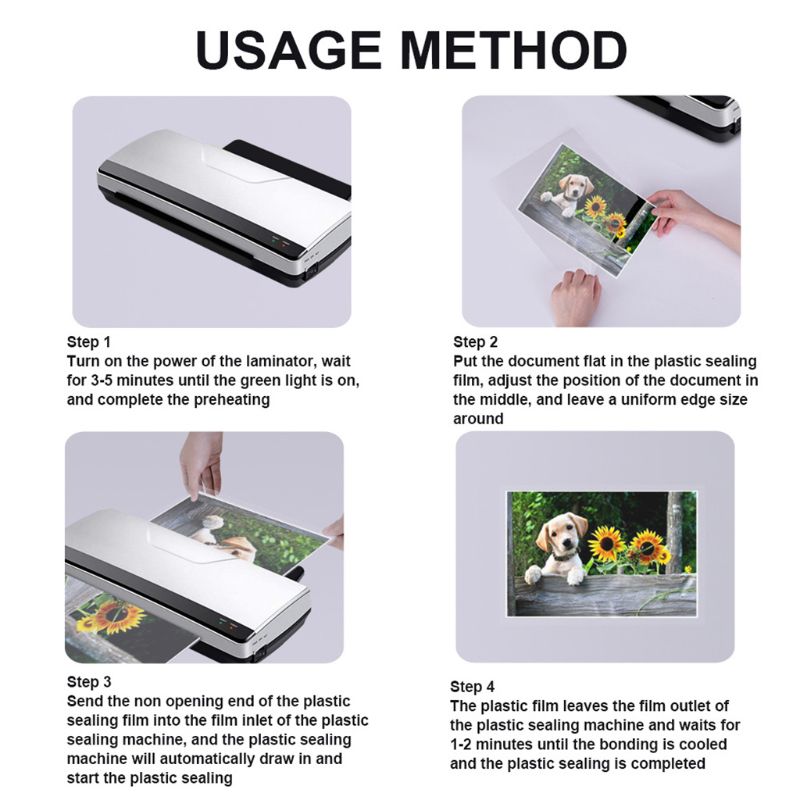 10/50/100pcs A4 Thermal Laminating Film for Photo ... – Vicedeal