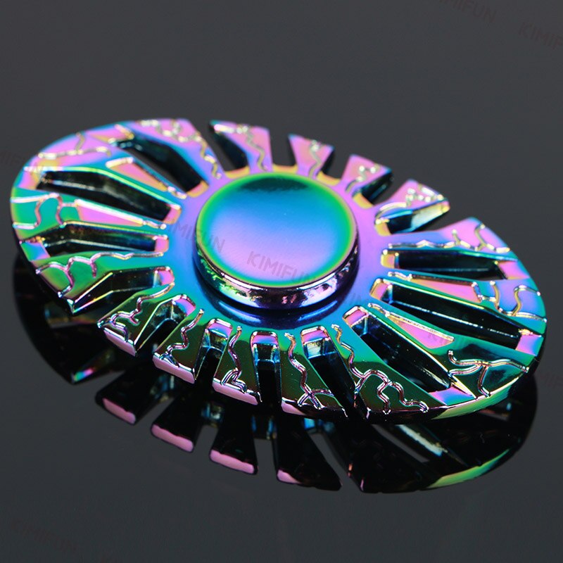 Fidget spinner kimifun colorido tipo mariposa tri-... – Grandado