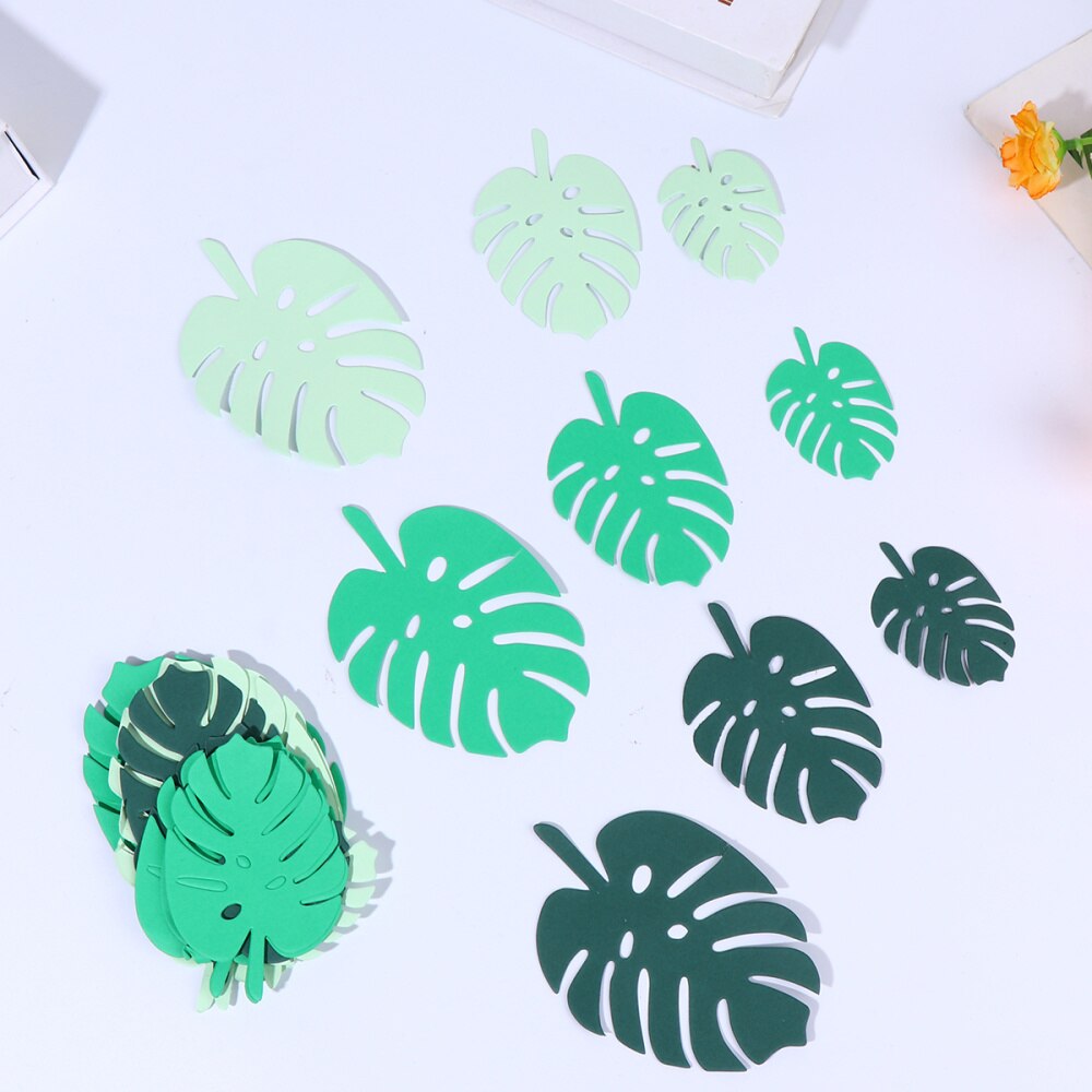 1 Set 120pcs Diy Palma Leaf Three Color Party Deco... – Grandado