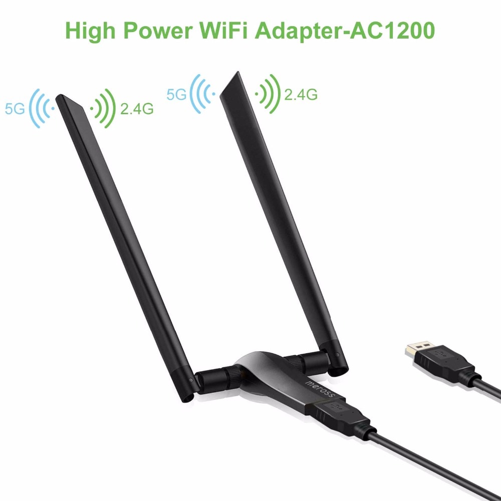 1200Mbps Wireless Adapter 802.11ac 2.4GHz/5GHz Dua... – Grandado