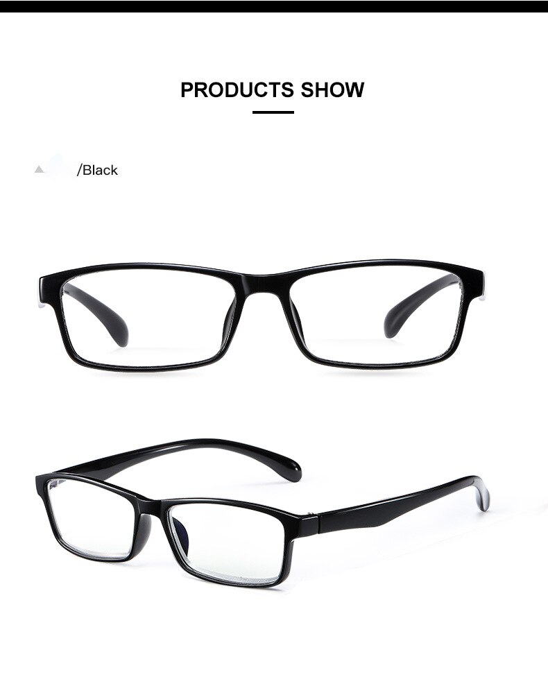 VCKA Square Men Reading Glasses Anti-blue light Sq... – Grandado