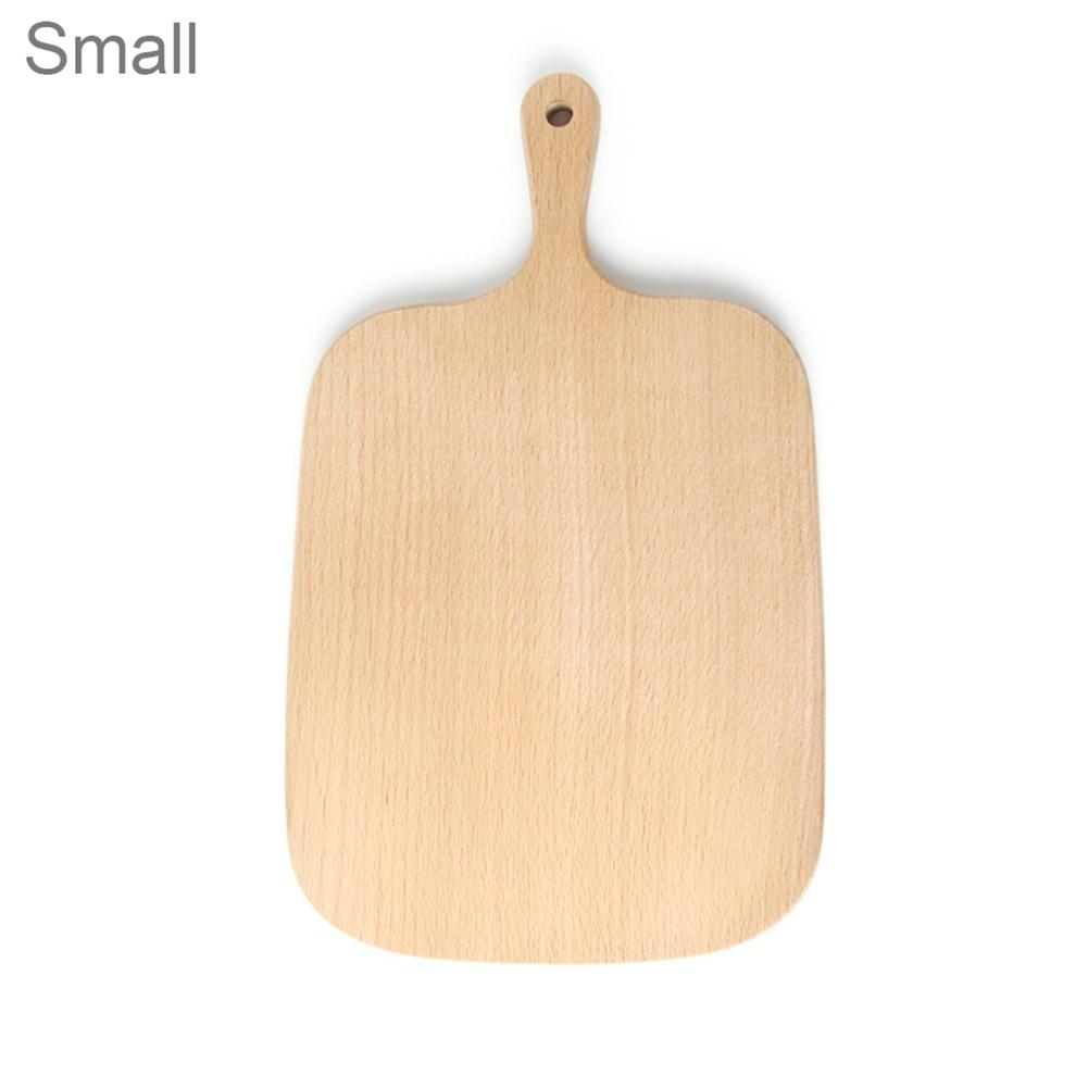 Beech Wooden Cutting Board with Handle Meat Fruits... – Grandado