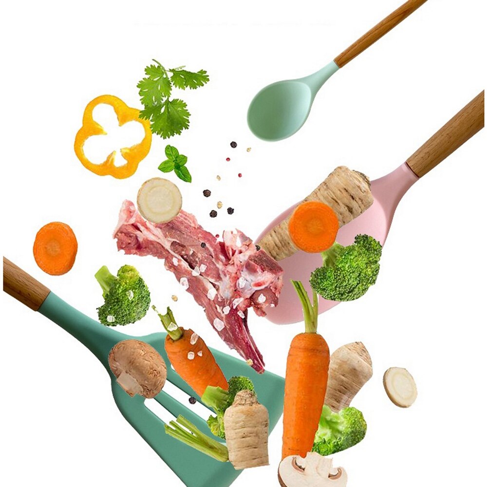 12PCS Set Silicone Kitchenware with Storage Box No... – Grandado