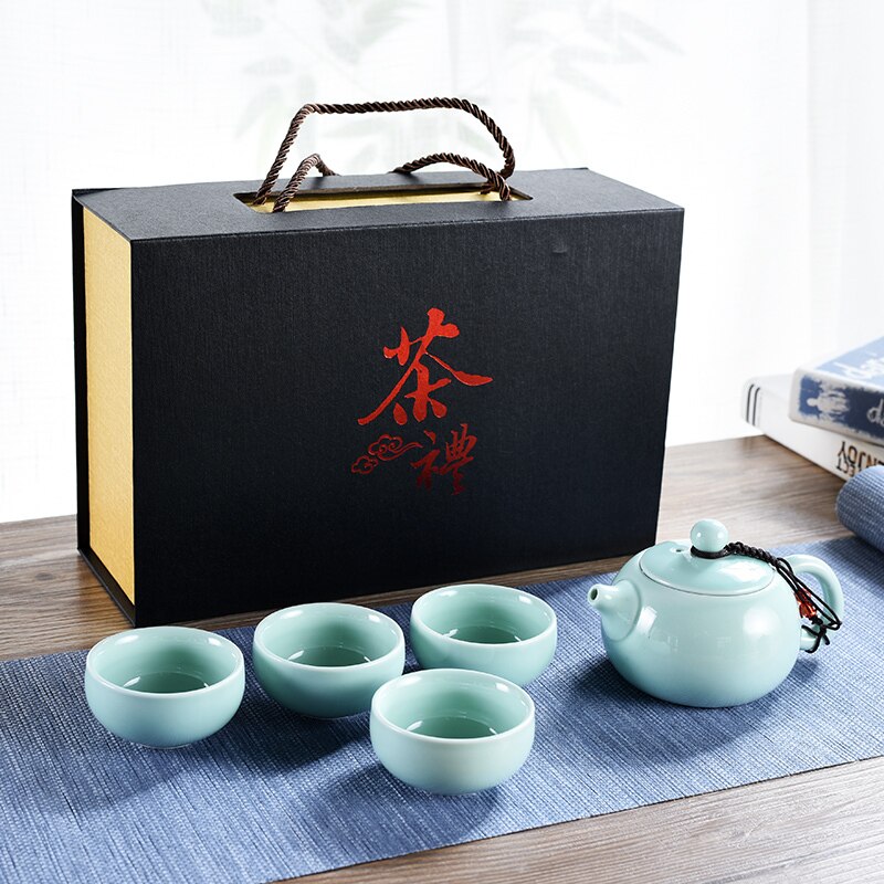 Chinese tea set tea cup set simple modern outdoor ... – Vicedeal