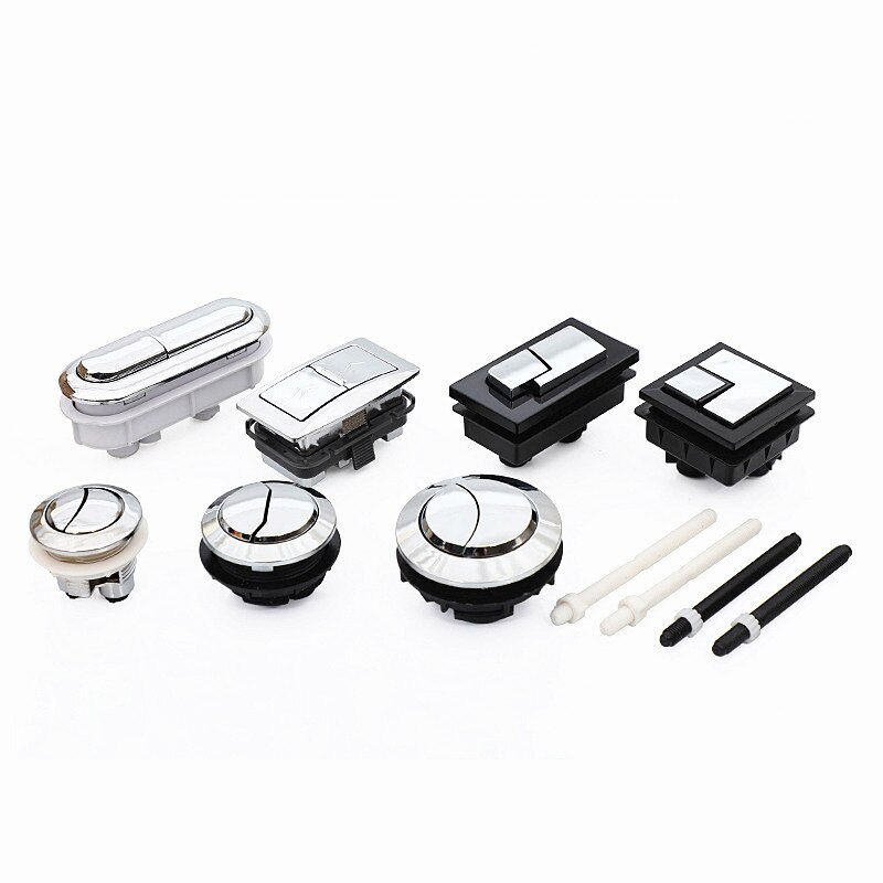 ABS Plastic Hand press Toilet push Button round sq... – Grandado