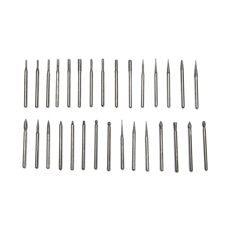 30PCS 2.35mm Shank Diamond Grinding Burr Needle Po... – Grandado