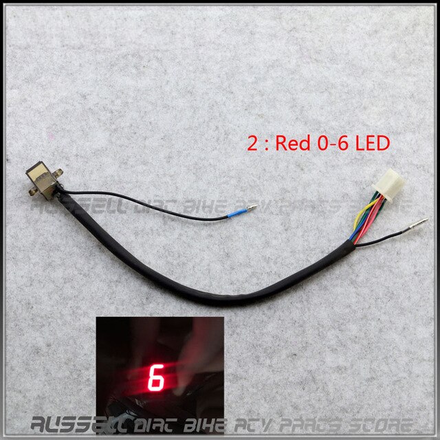 6-Speed Display LED Motor Gear Indicator Digitale ... – Vicedeal
