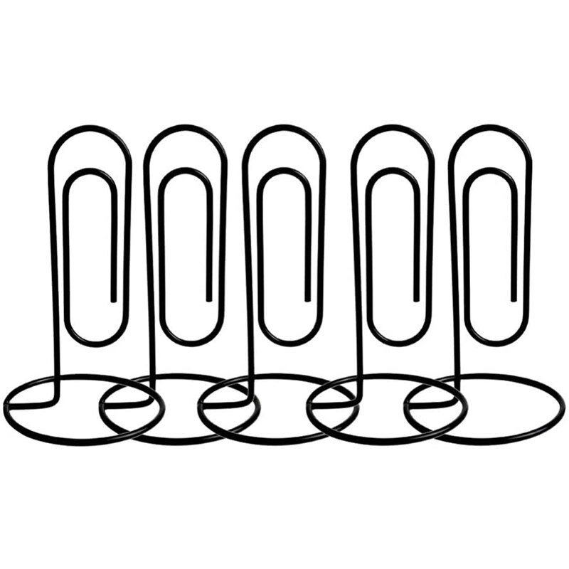 5 Pcs Desktop Memo Holder Jumbo Paper Clip Office ... – Vicedeal