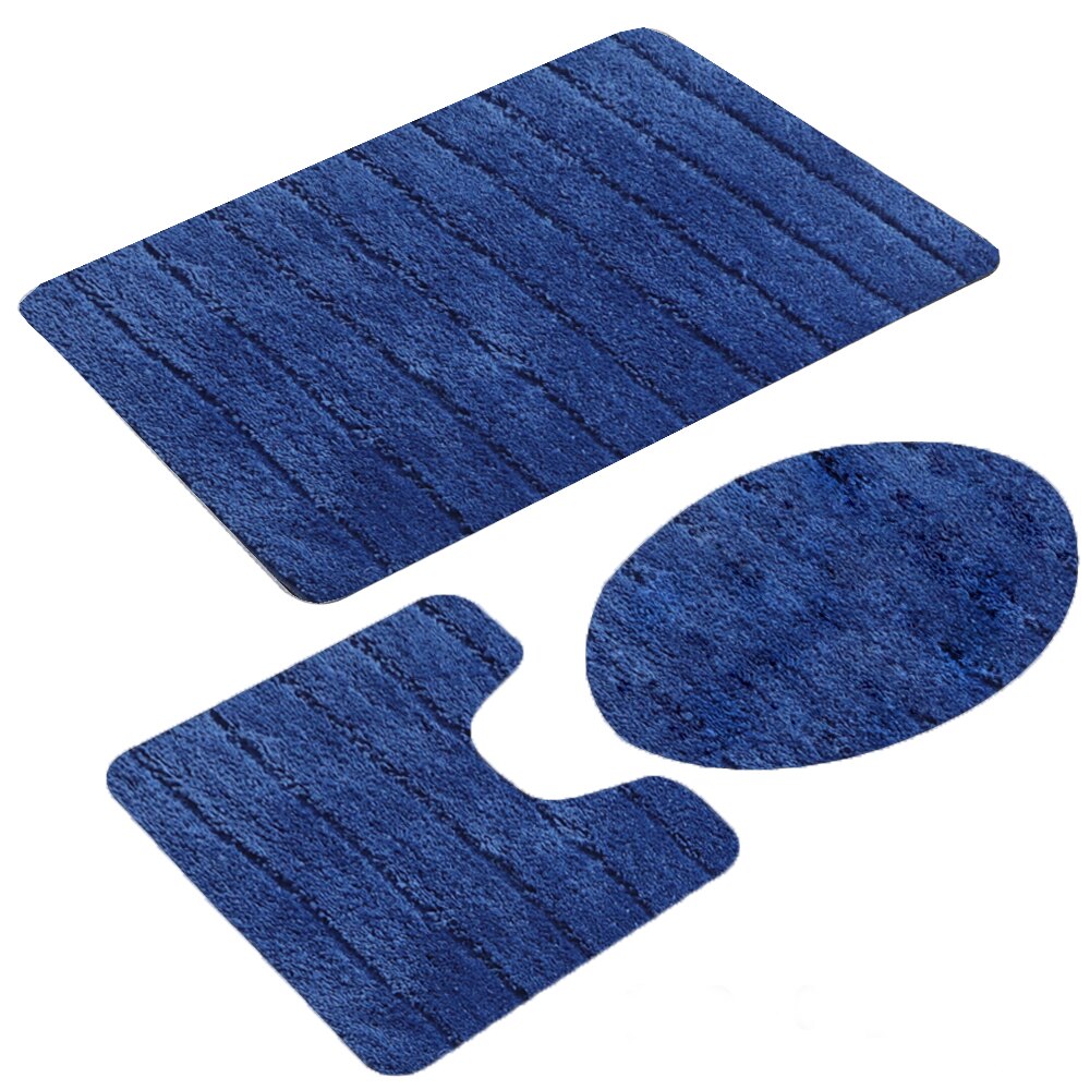 Bad Rug Sets 3 Stuk Voor Badkamer Non Slip Badmat ... – Grandado