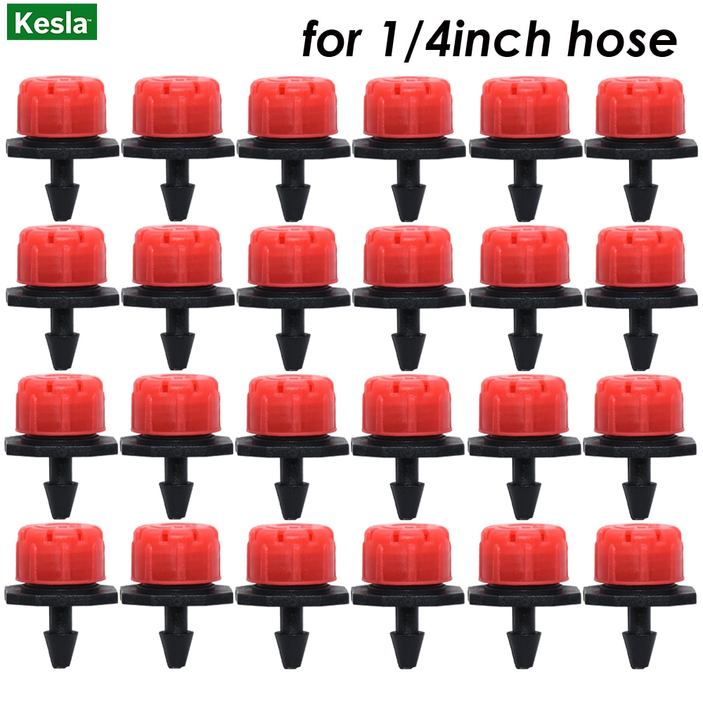 50 Stuks Verstelbare 1/4 ''Irrigatie Misting Drupp... – Grandado