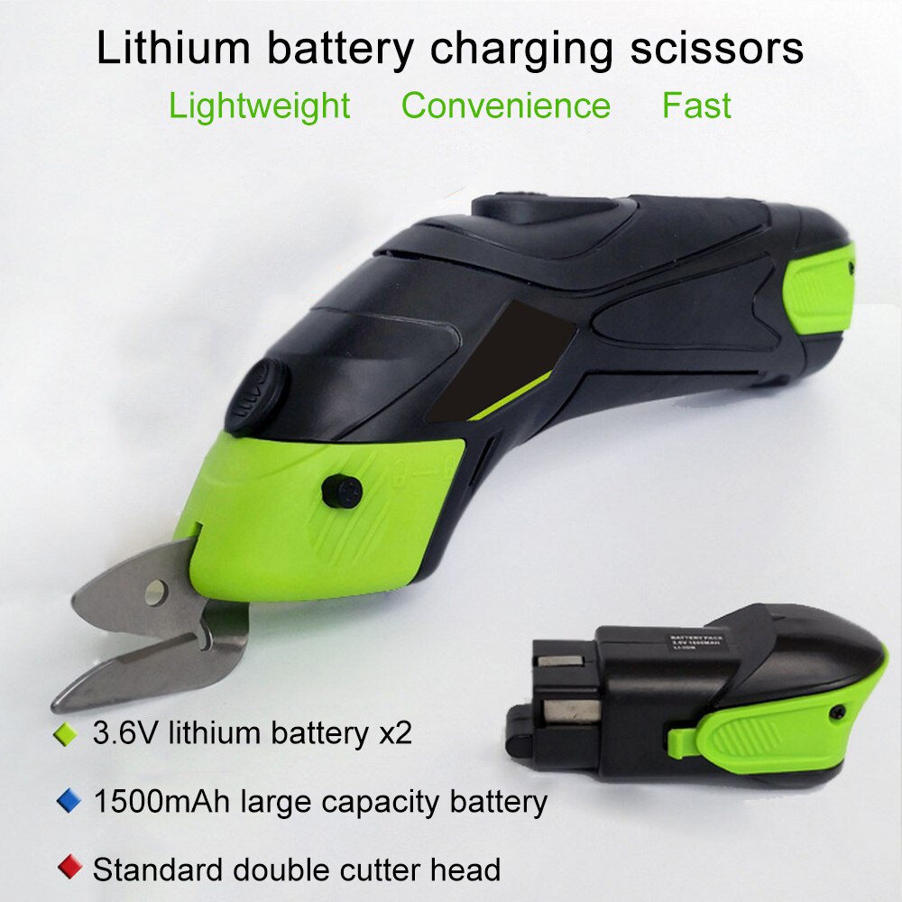3.6V Lithium Battery Rechargeable Scissors Double ... – Vicedeal