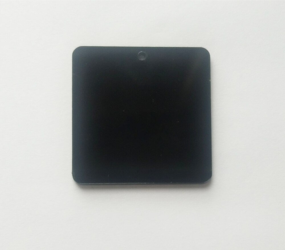 20pcs Black Square Acrylic with hole , Acrylic Sha... – Grandado