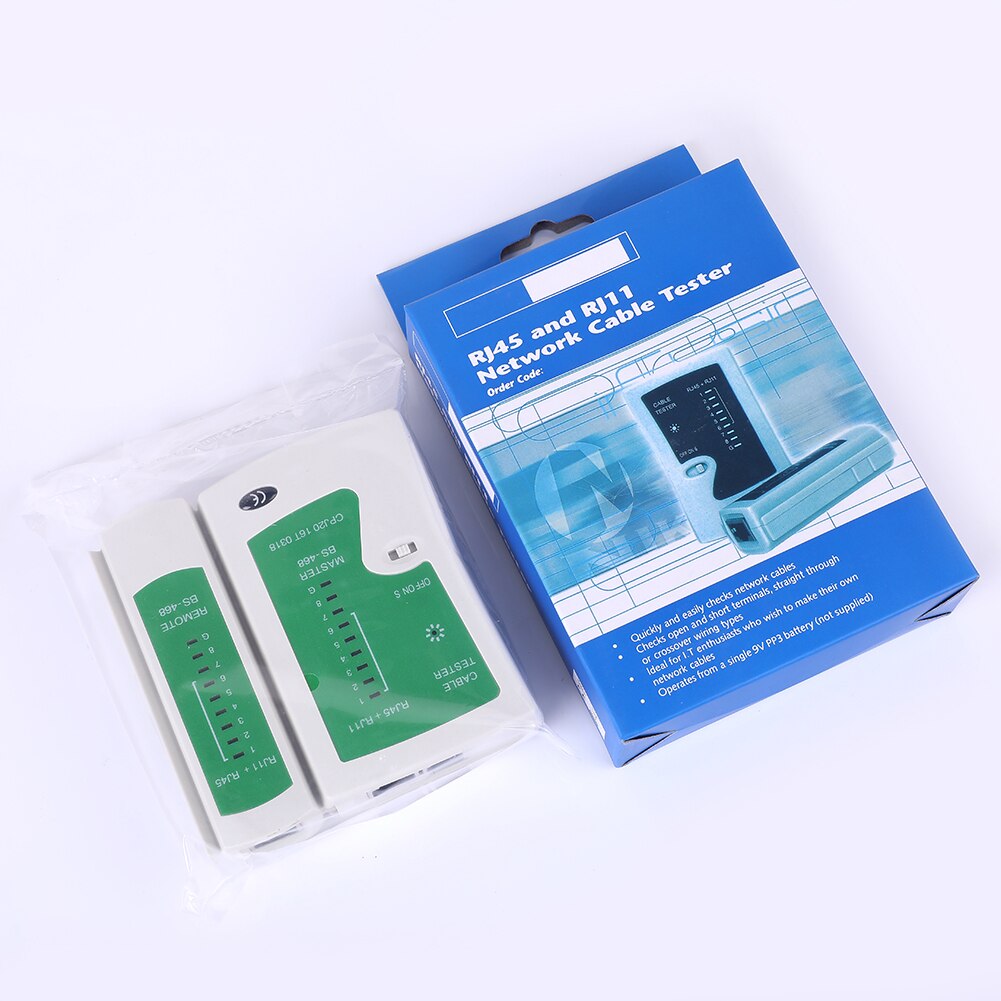 Testeur de câbles réseau Portable RJ45 RJ11 LAN UT... – Grandado