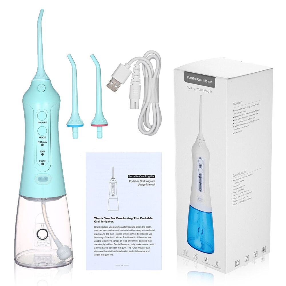 Portable Oral Irrigator Rechargeable Water Flosser... – Vicedeal