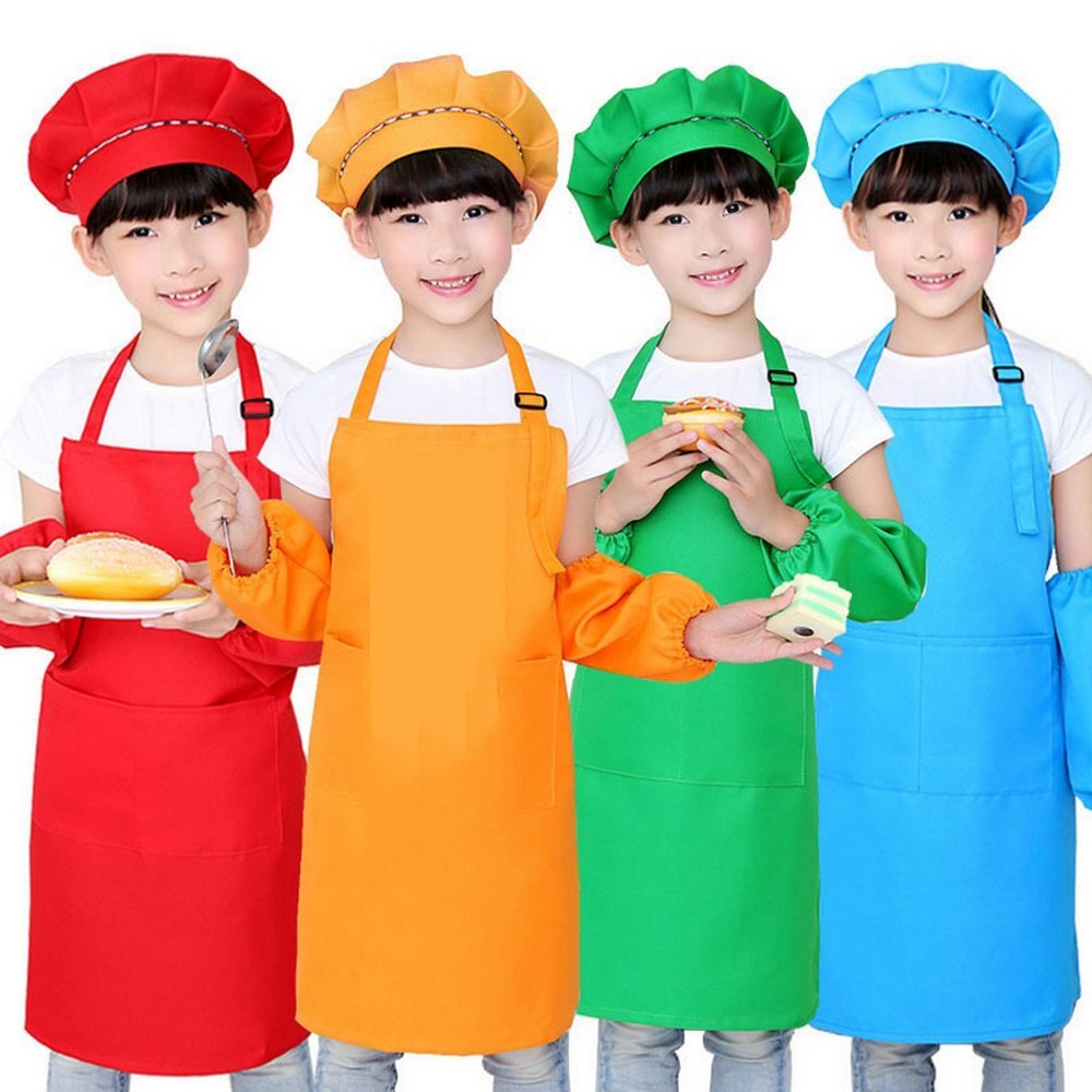 Kid Chef Hat Children's Baking Hat Cute Girls Boys... – Grandado