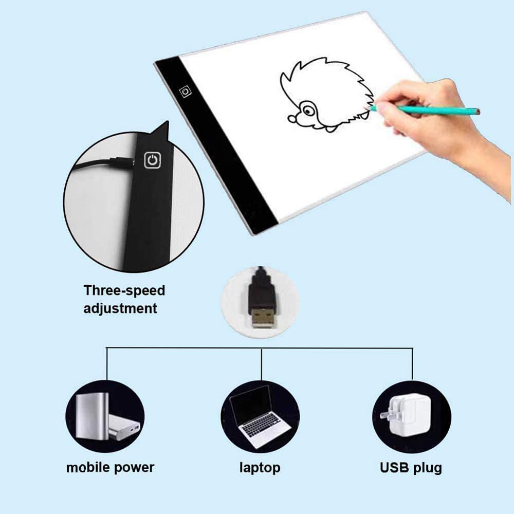 A5 LED Light Box Tracer Artcraft Copy Board Graphi... – Grandado