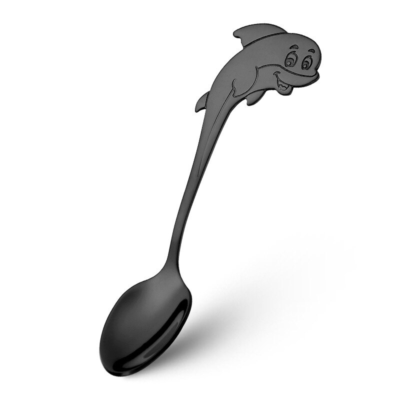 Cute cartoon colorful stainless steel spoon childr... – Grandado