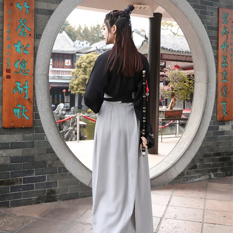 Black Hanfu Dress Chinese Dance Costume Traditiona... – Grandado