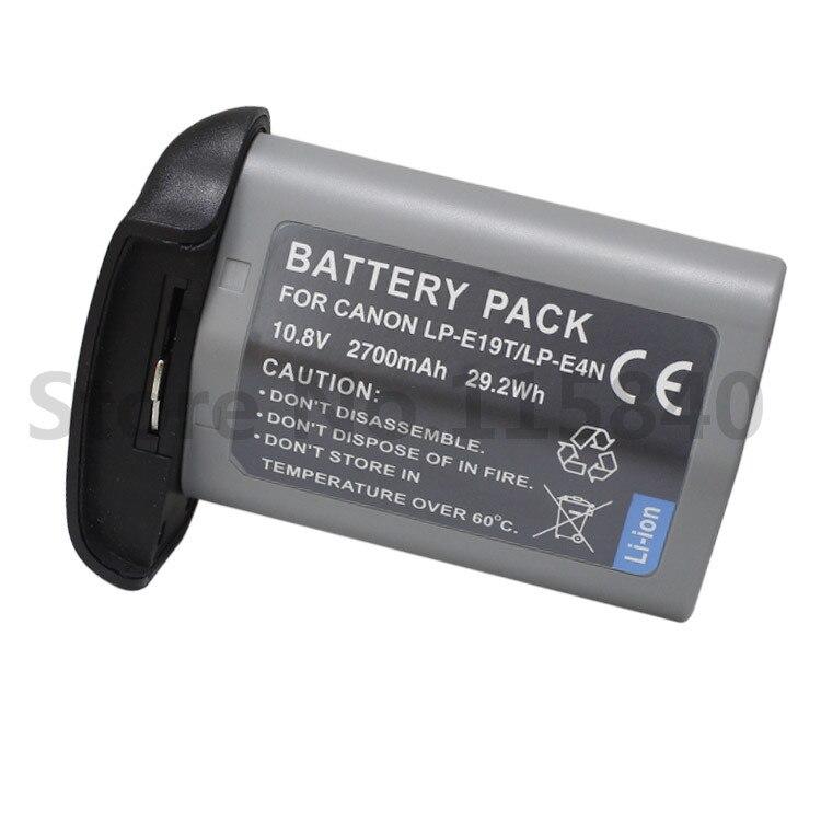 Full Decoded Battery LP-E19 LP E19 for Canon LP-E4... – Grandado