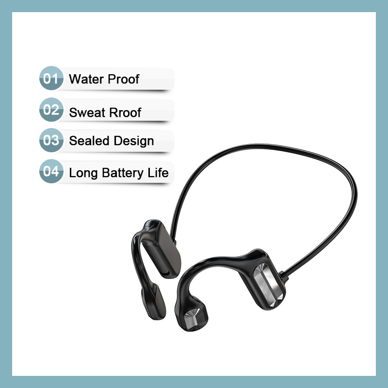 FGCLSY Bone Conduction Headphones Bluetooth Wirele... – Vicedeal