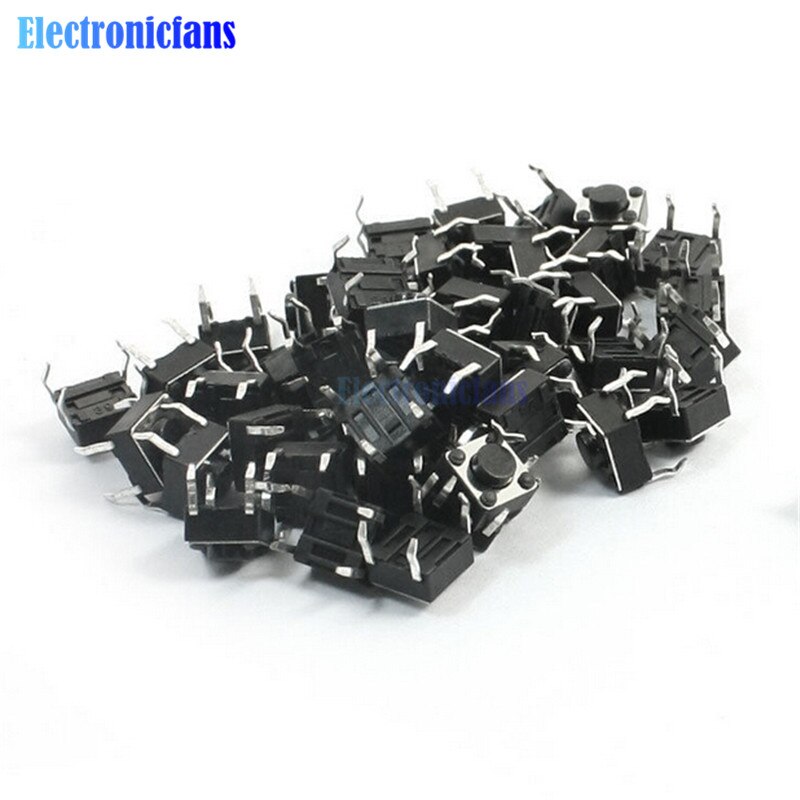 20Pcs Tactile Push Button Switch Tact Switch 6X6X4... – Vicedeal