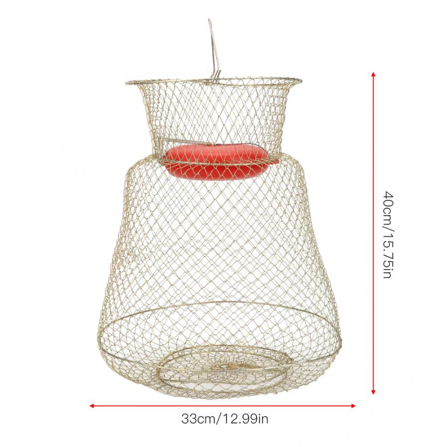 Foldable Metal Steel Wire Fish Lobster Mesh Fishin... – Grandado