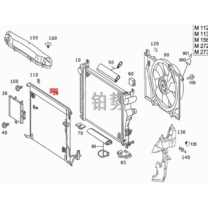 Car Condenser air conditioner 2004-mer ced esb enz... – Vicedeal