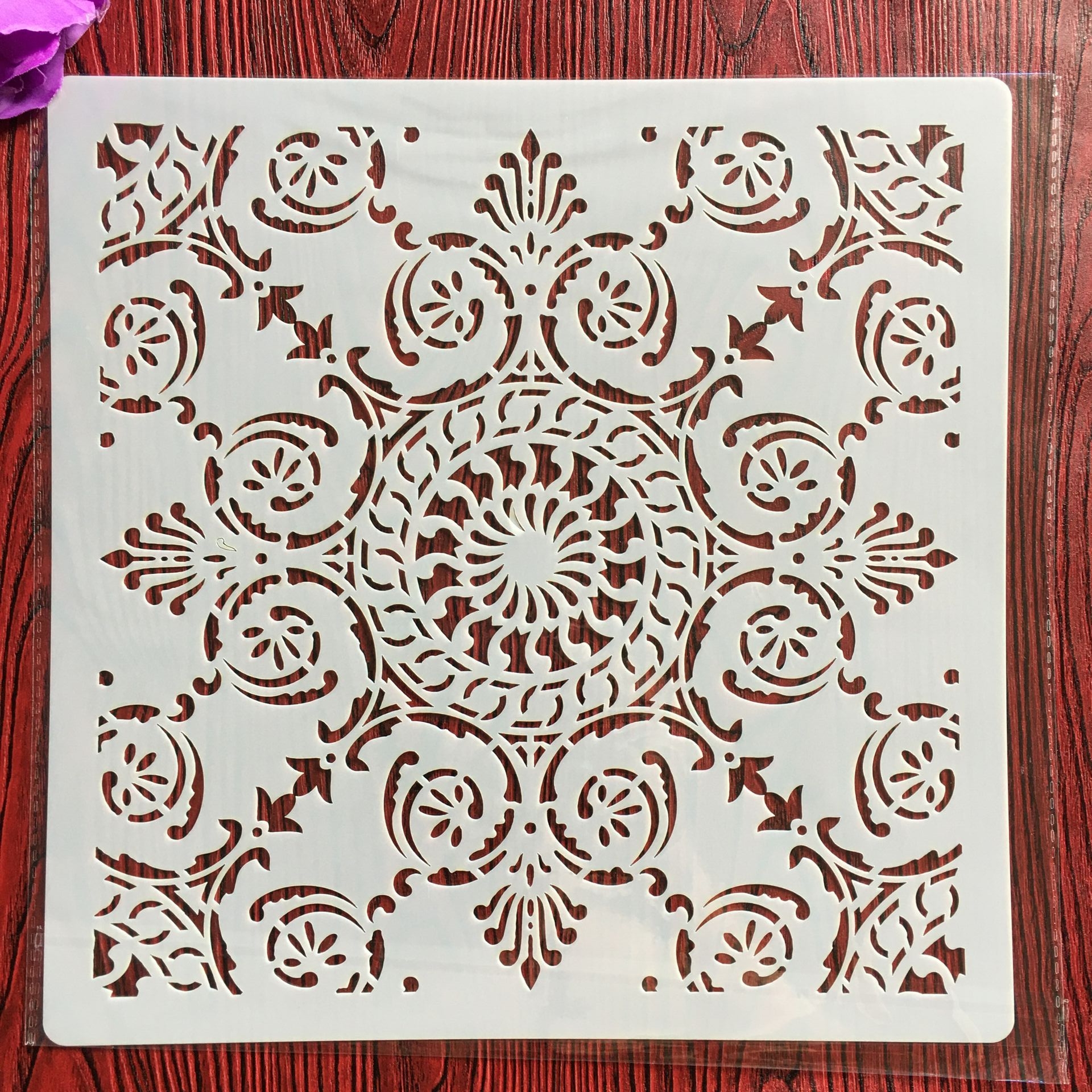 30*30Cm Diy Ambachtelijke Mandala Mold Voor Schild... – Grandado